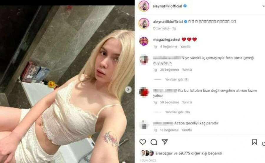 Aleyna Tilki banyoda verdiği pozları art arda yayınladı! - Bursa 5n1k
